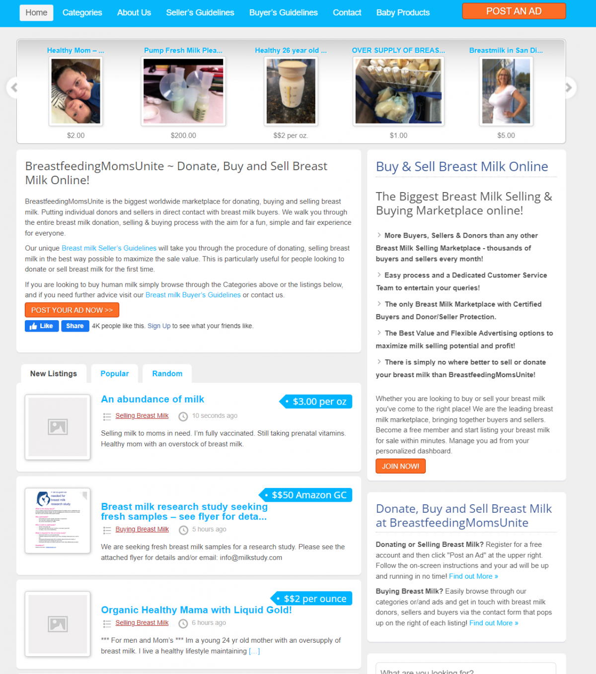 Where to find breast milk locally and online