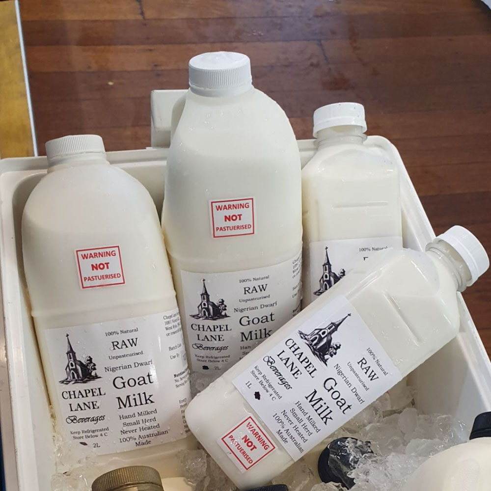 Raw milk is “bath milk” in Australia