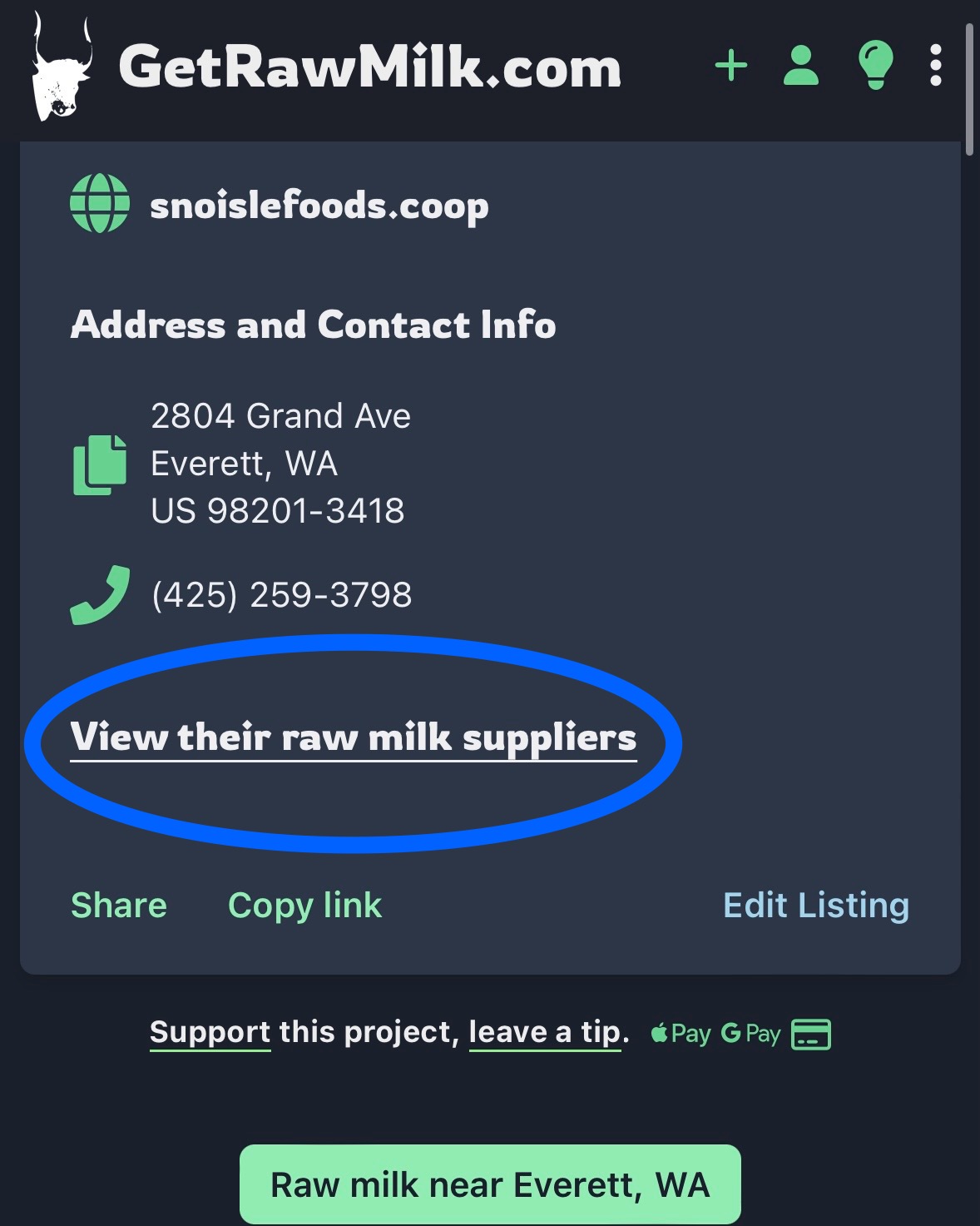 Raw milk farms and retailers can now be connected dynamically to ...