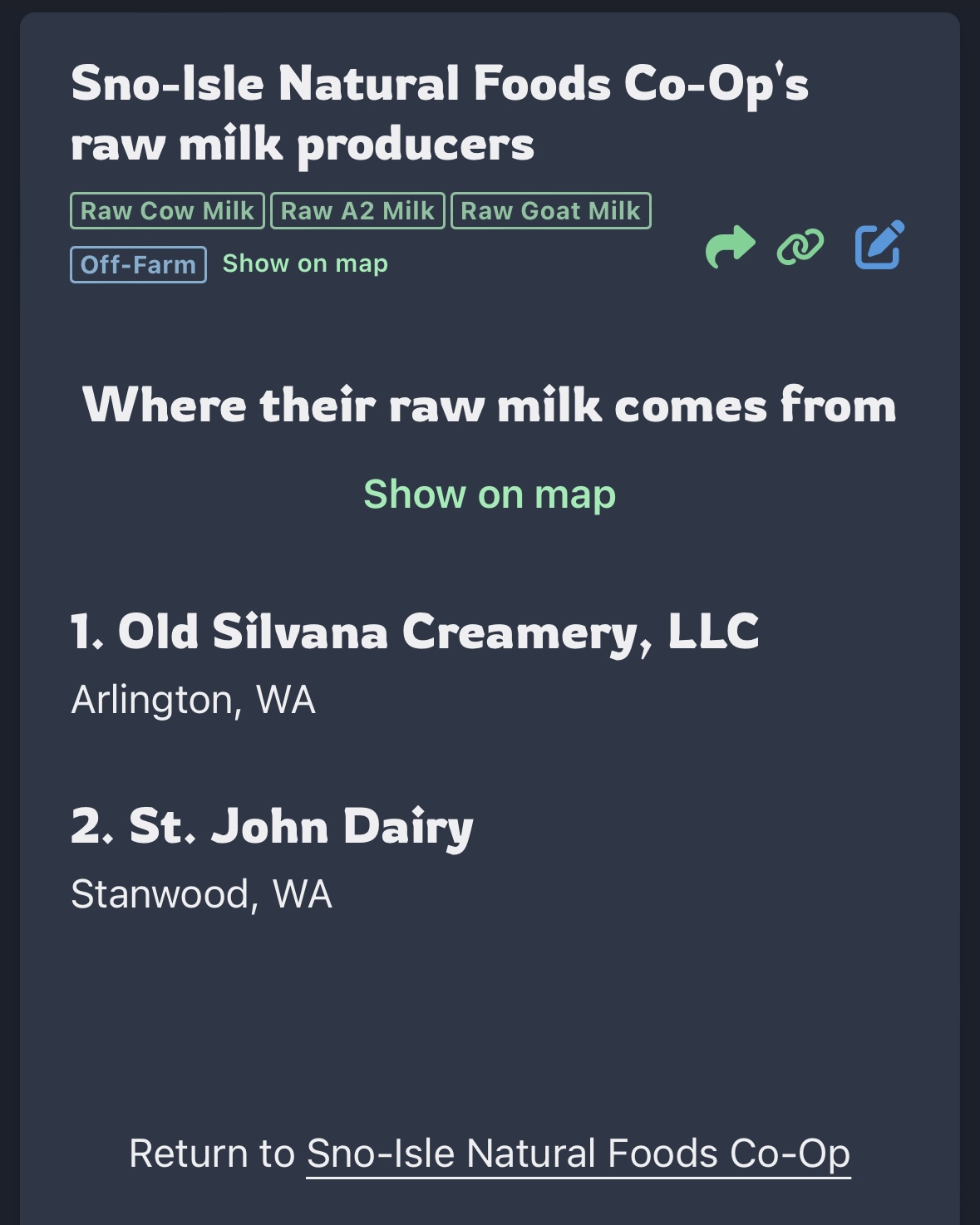 Raw milk farms and retailers can now be connected dynamically to ...